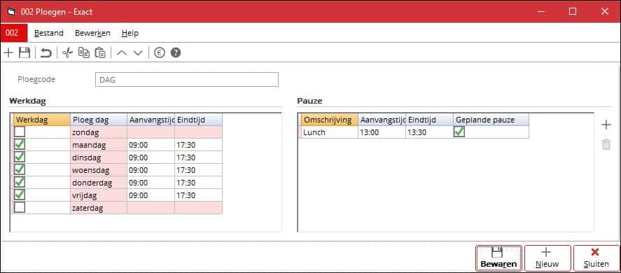Productie – Visual Scheduler in Exact Globe Next - Exact Software ...
